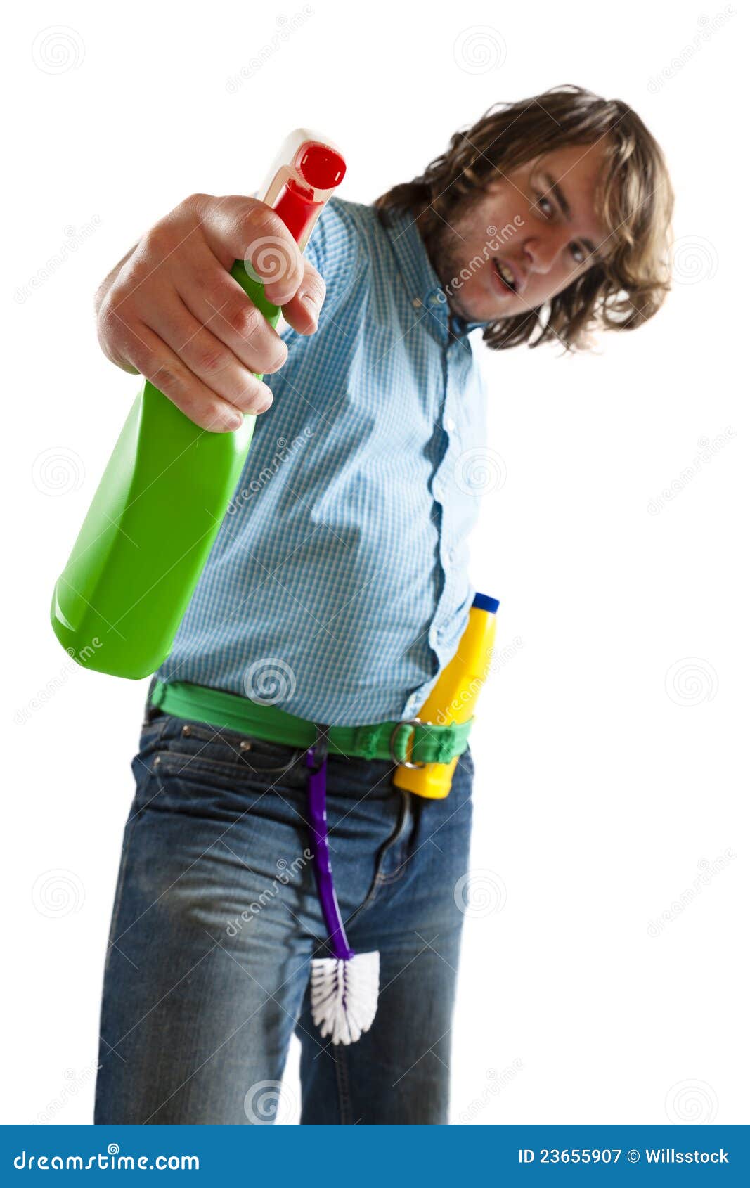 Spring Cleaning stock image. Image of young, spray, materials - 23655907