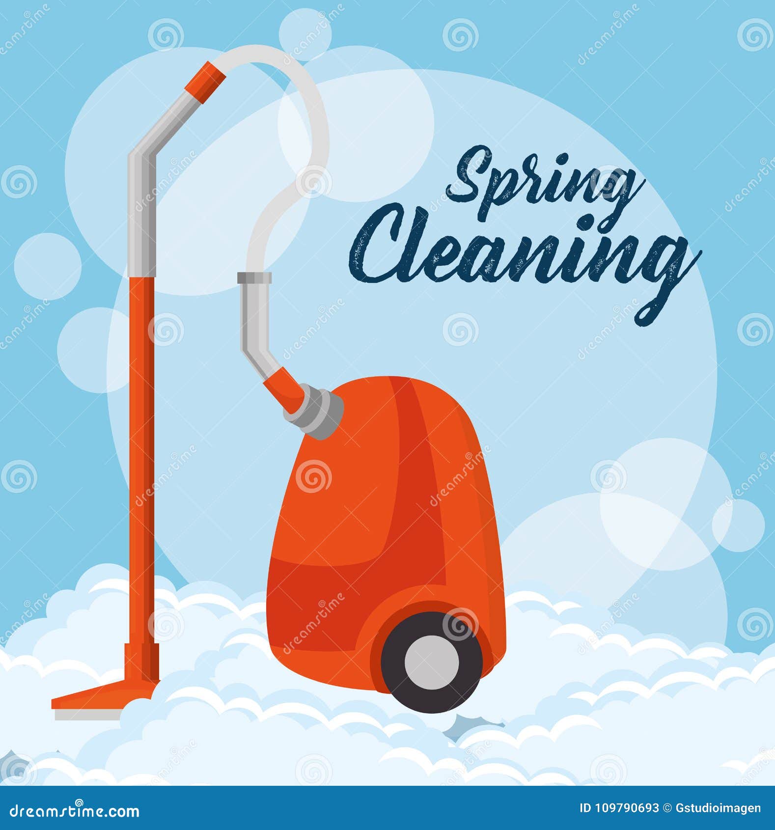 Spring cleaning design stock vector. Illustration of hygiene - 109790693