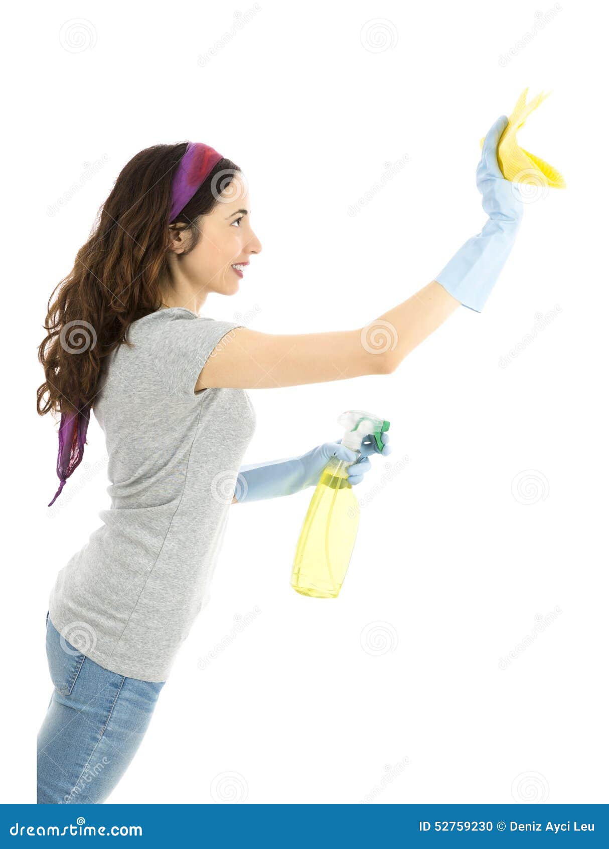 Spring cleaning stock photo. Image of housewife, spray - 52759230