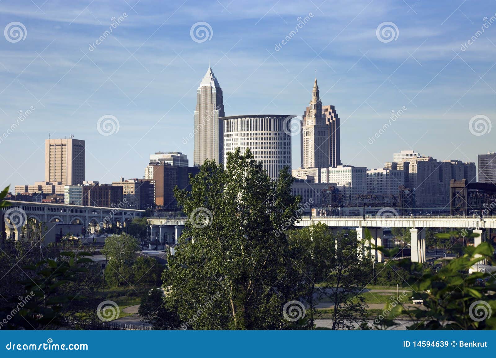 Spring in Cleveland stock image. Image of horizontal - 14594639