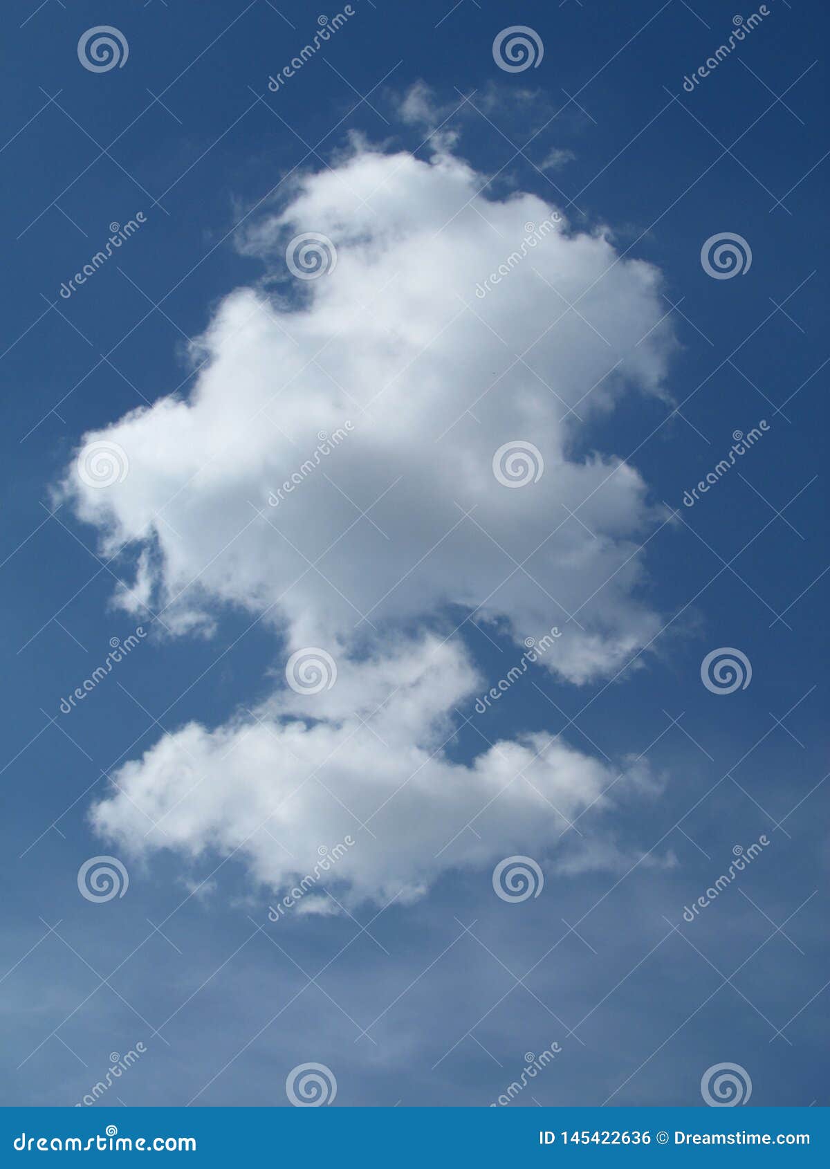 Spring Clouds High in the Sky Stock Photo - Image of apples, clouds ...