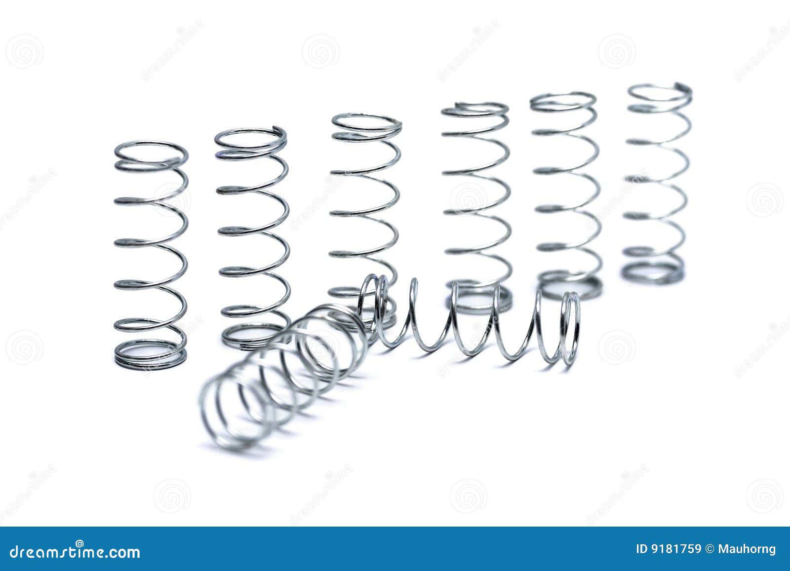Spring Coil stock image. Image of coil, standing, elastic - 9181759