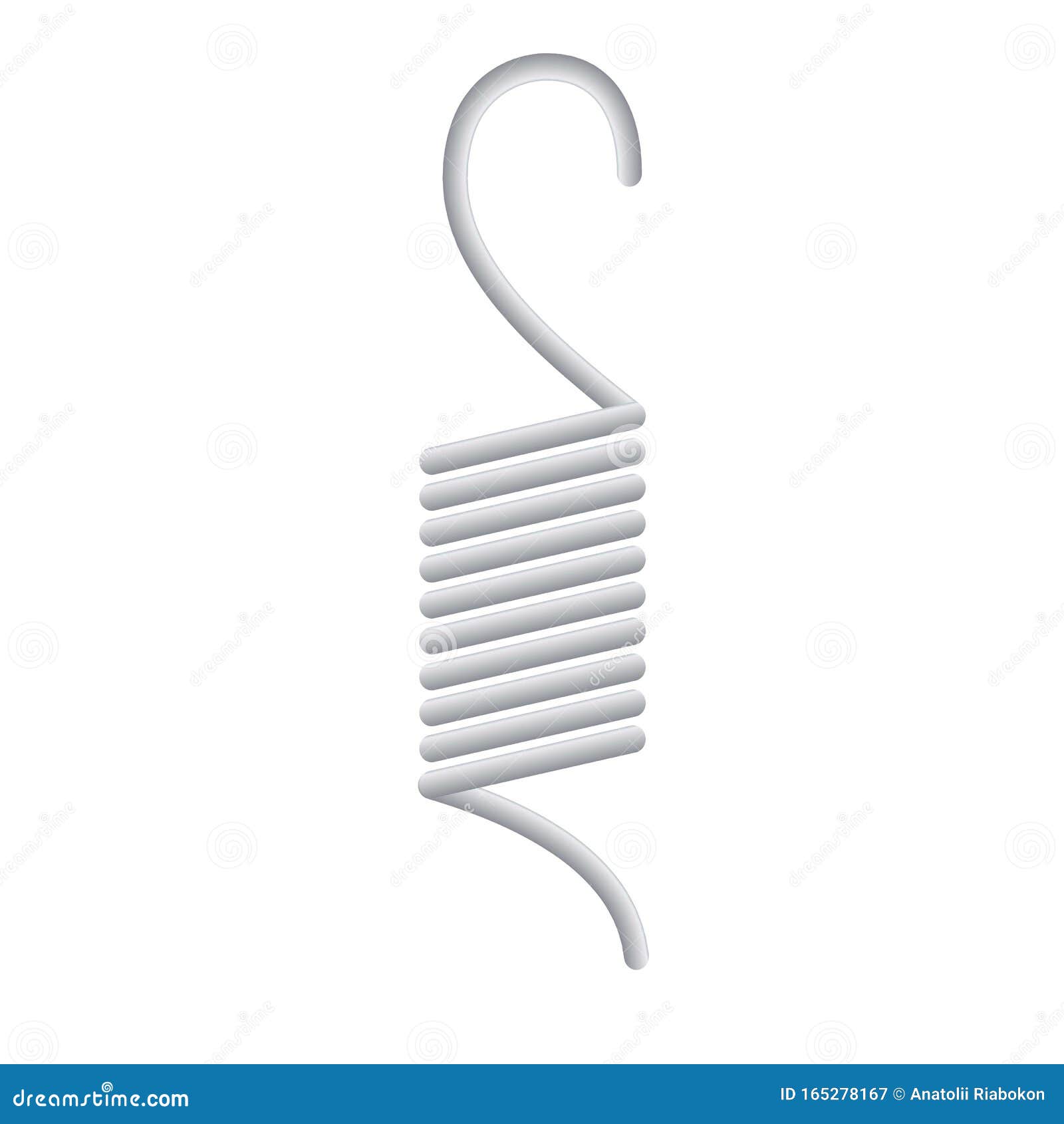 Spring Coil Icon, Cartoon Style Stock Vector - Illustration of ...