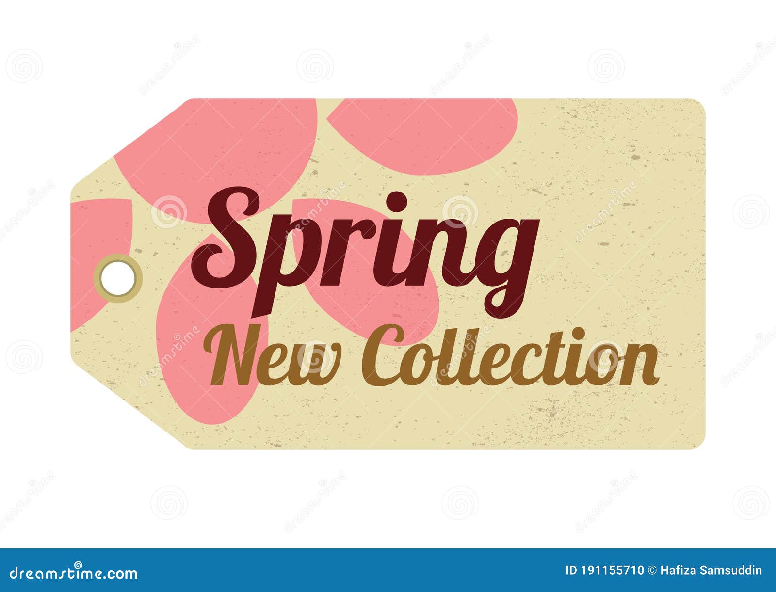 Spring Collection Tag. Vector Illustration Decorative Design Stock ...