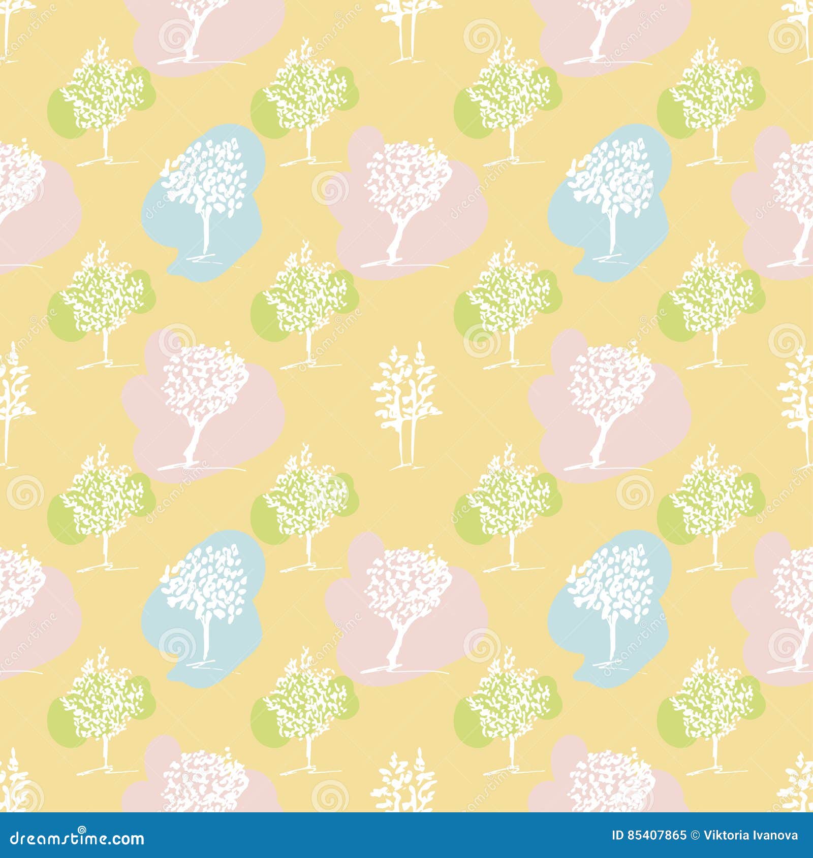 Spring colors tree design. stock vector. Illustration of leaf - 85407865