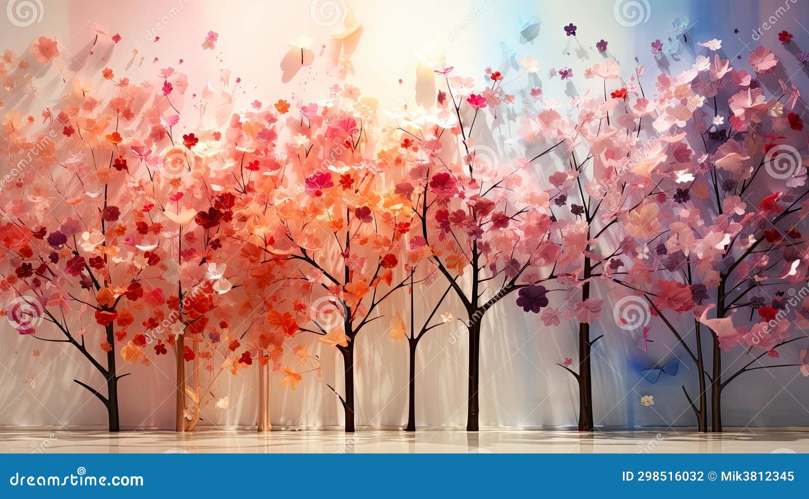 Spring Concept Art and Illustration. Stock Illustration - Illustration ...