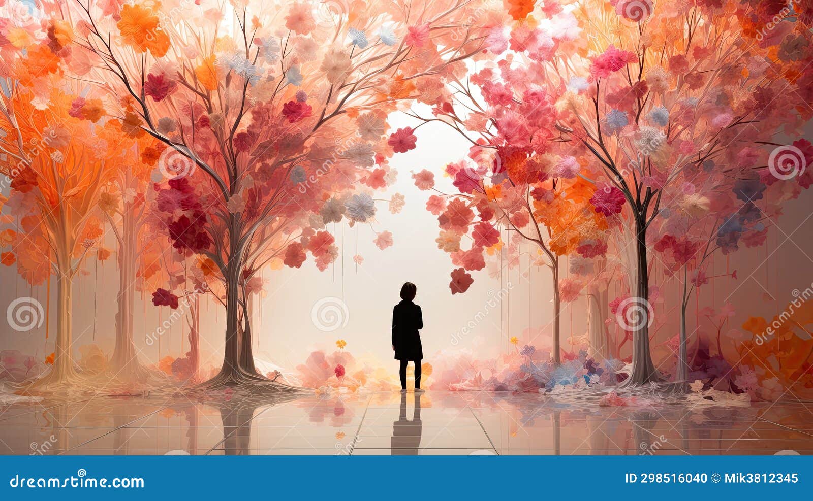 Spring Concept Art and Illustration. Stock Illustration - Illustration ...