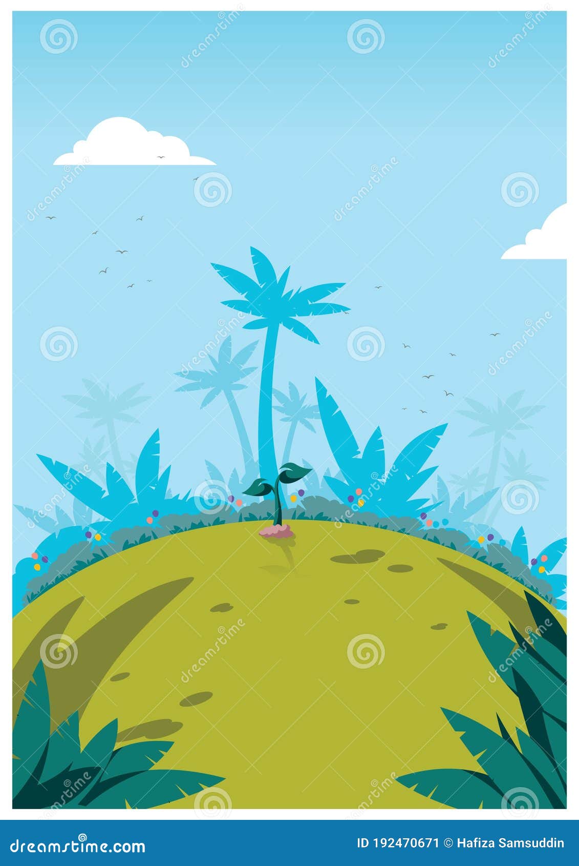 Spring Concept Design. Vector Illustration Decorative Design Stock ...