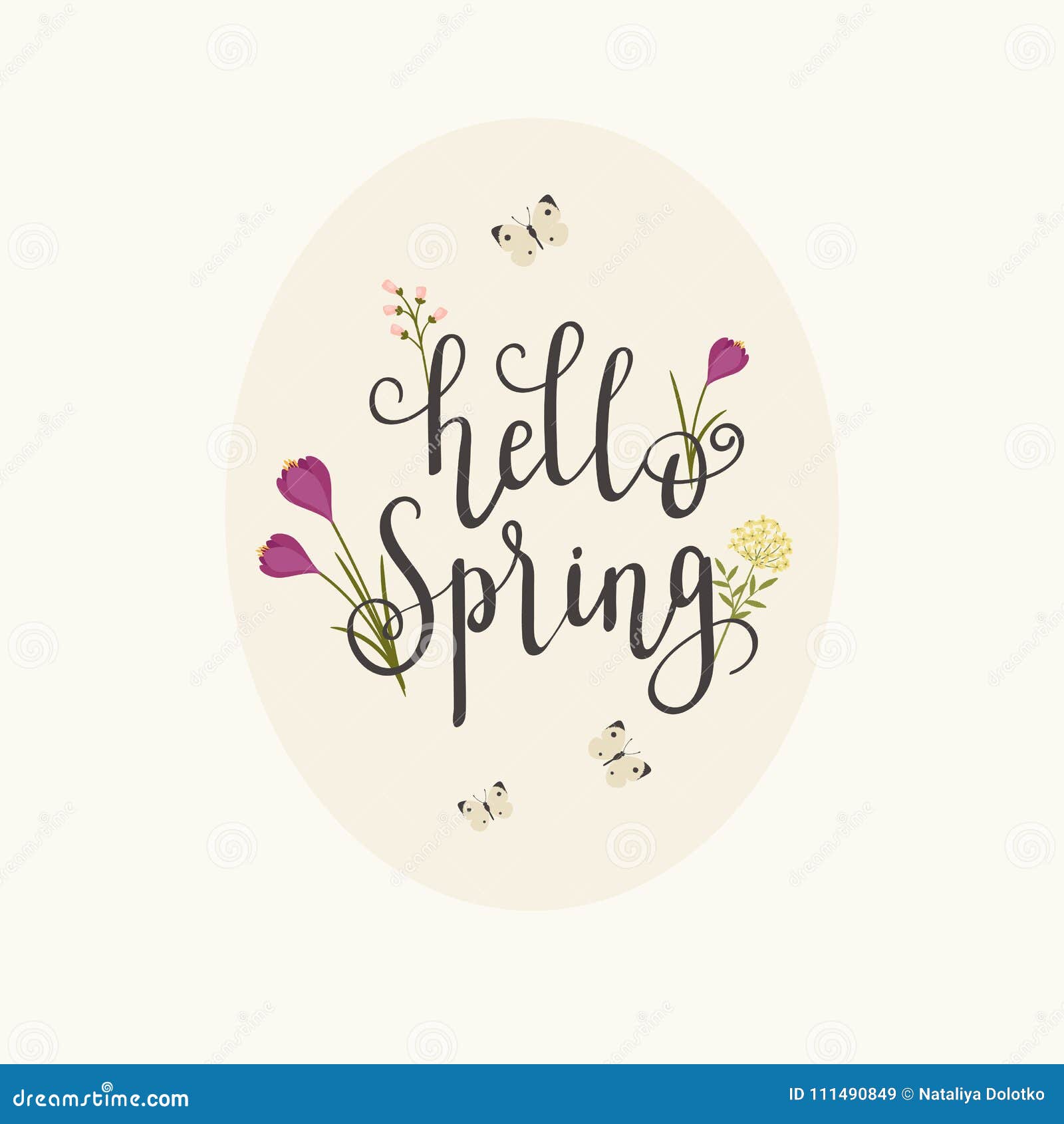 Spring Concept Vector Illustration Stock Vector - Illustration of ...