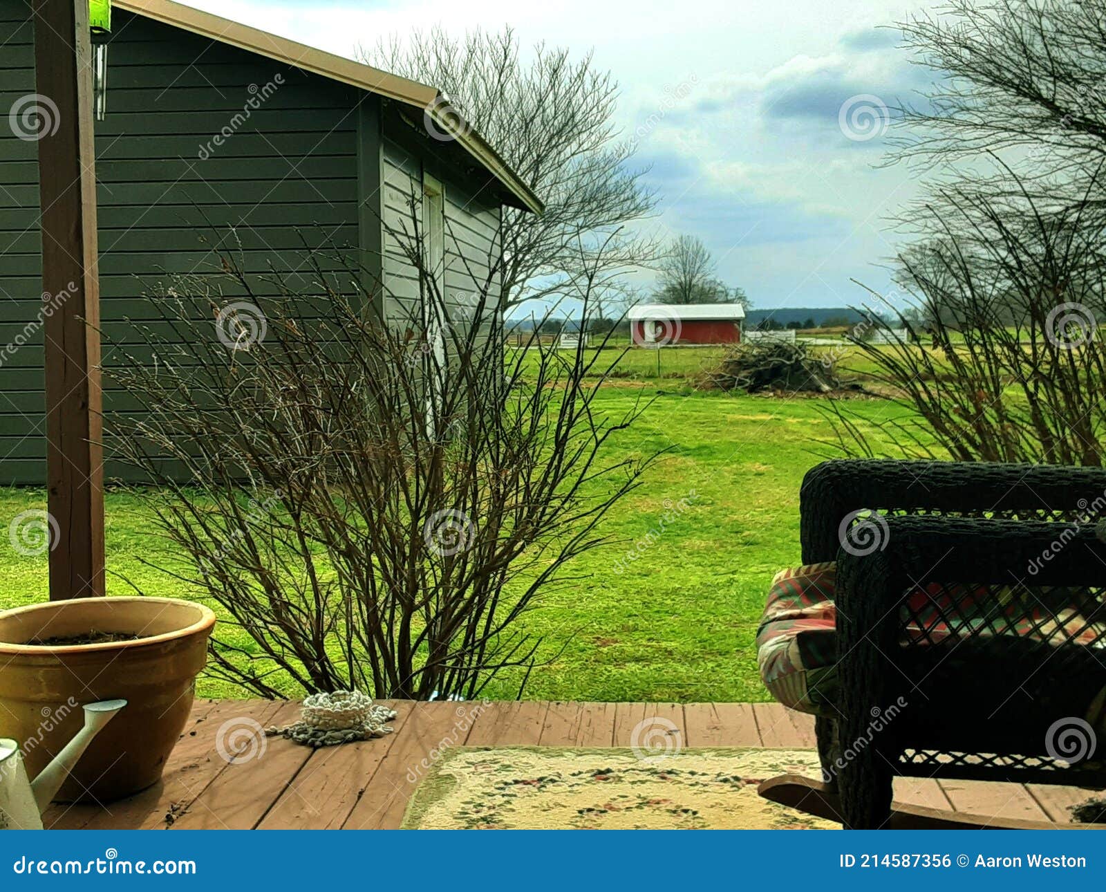 Spring in the country stock photo. Image of country - 214587356