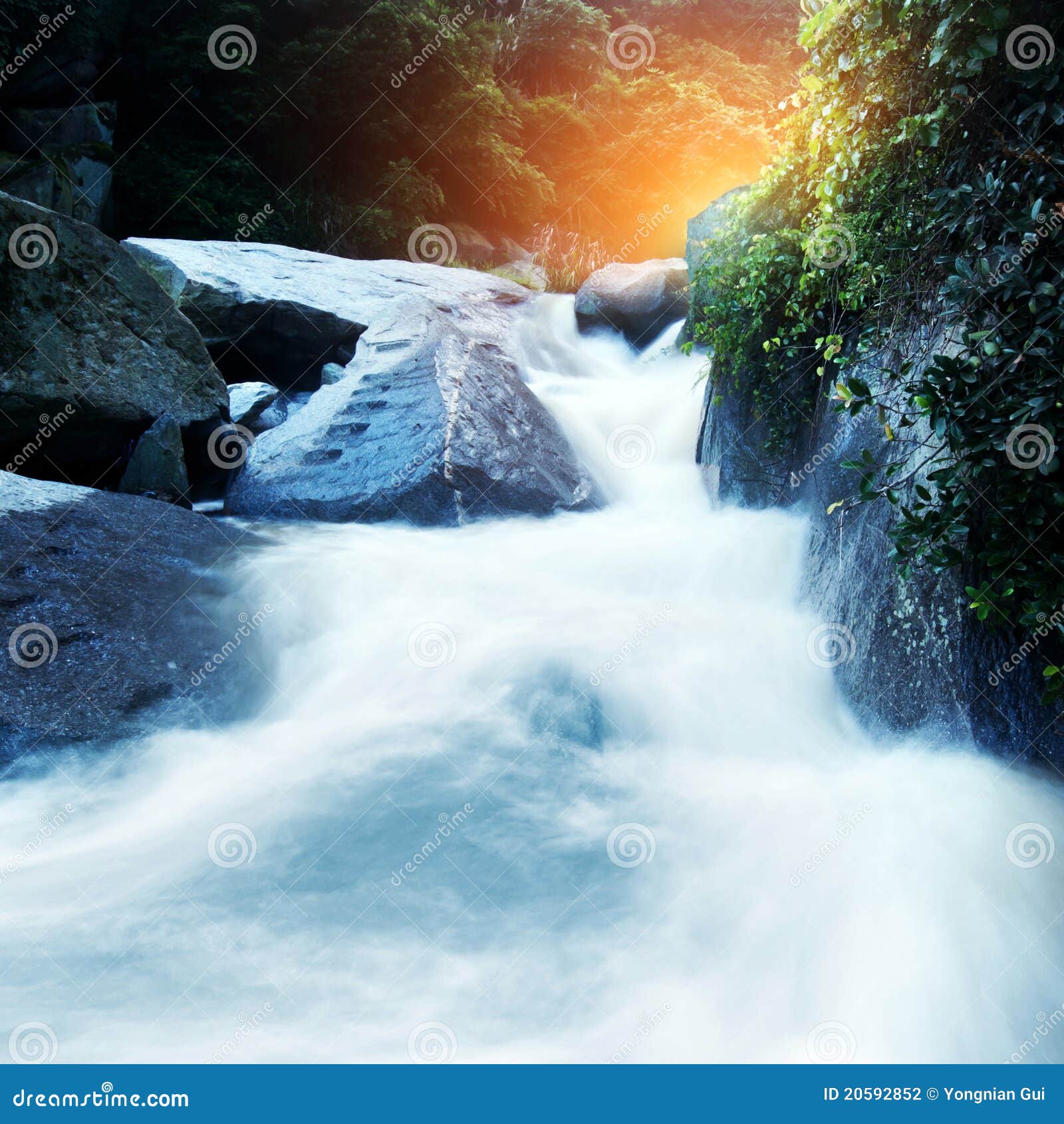 Spring creek stock photo. Image of mountain, cascade - 20592852