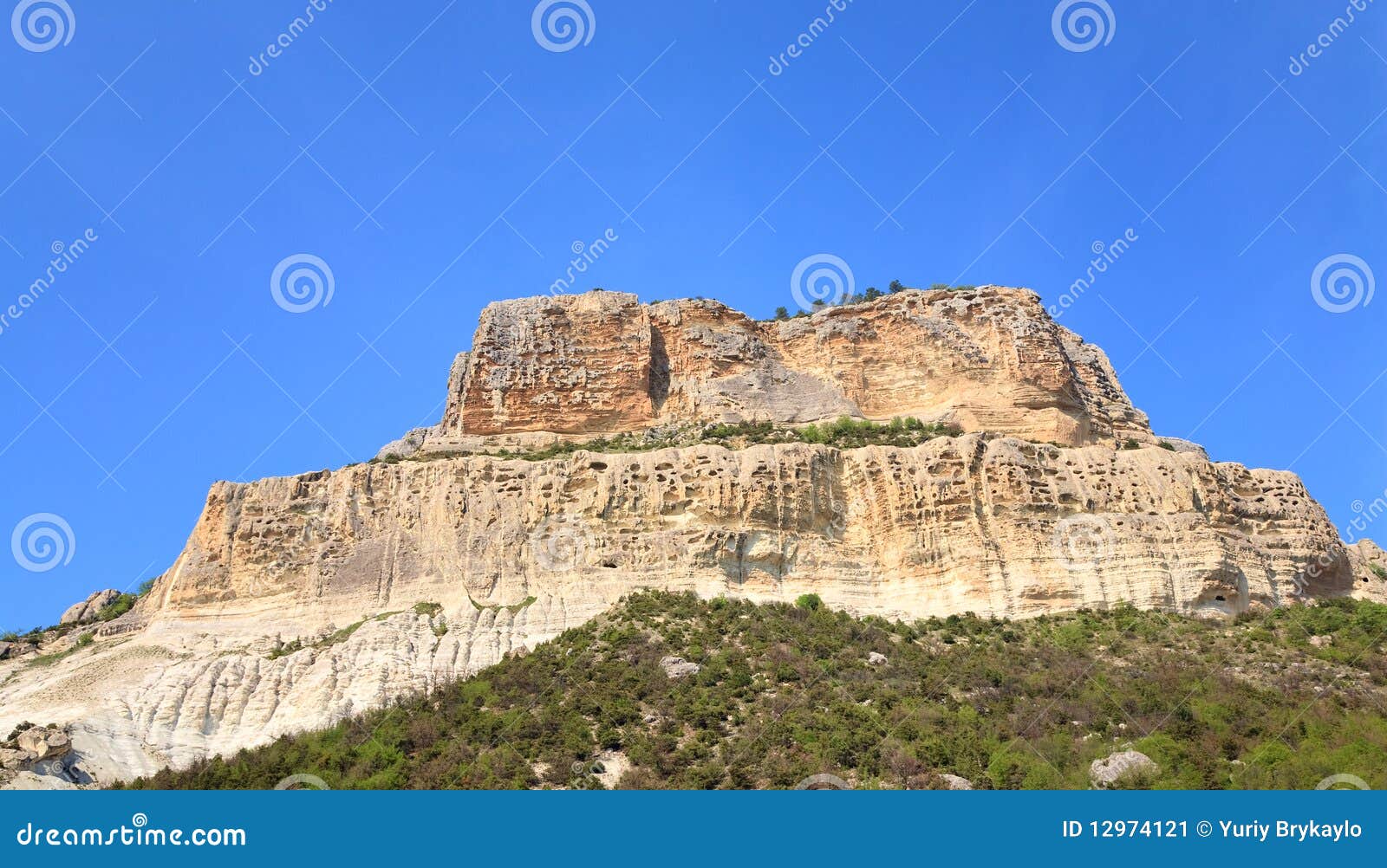 Spring Crimea Mountain Landscape (Ukraine). Stock Image - Image of rock ...