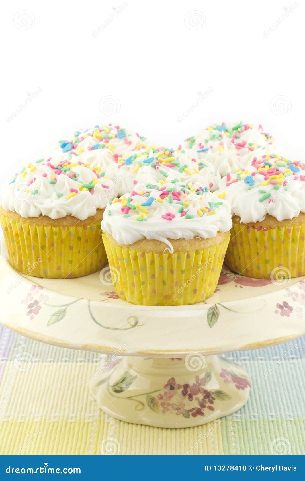 Spring Cupcakes stock photo. Image of decorated, party - 13278418