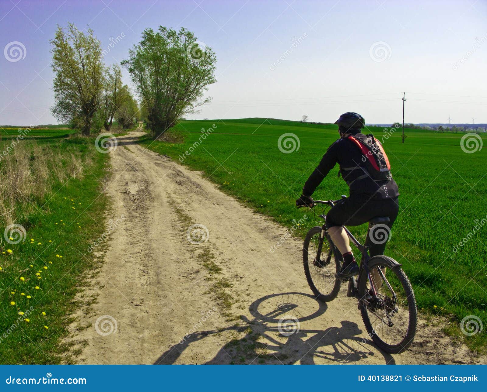 Spring cycling stock image. Image of activity, nature - 40138821