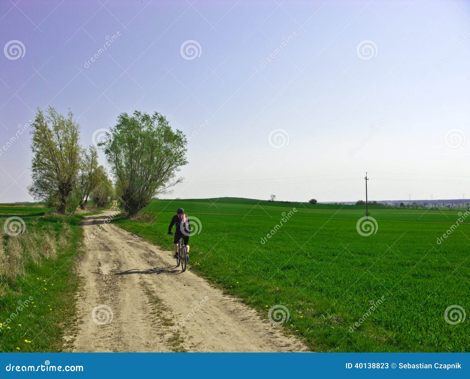 Spring cycling stock image. Image of outdoor, activity - 40138823