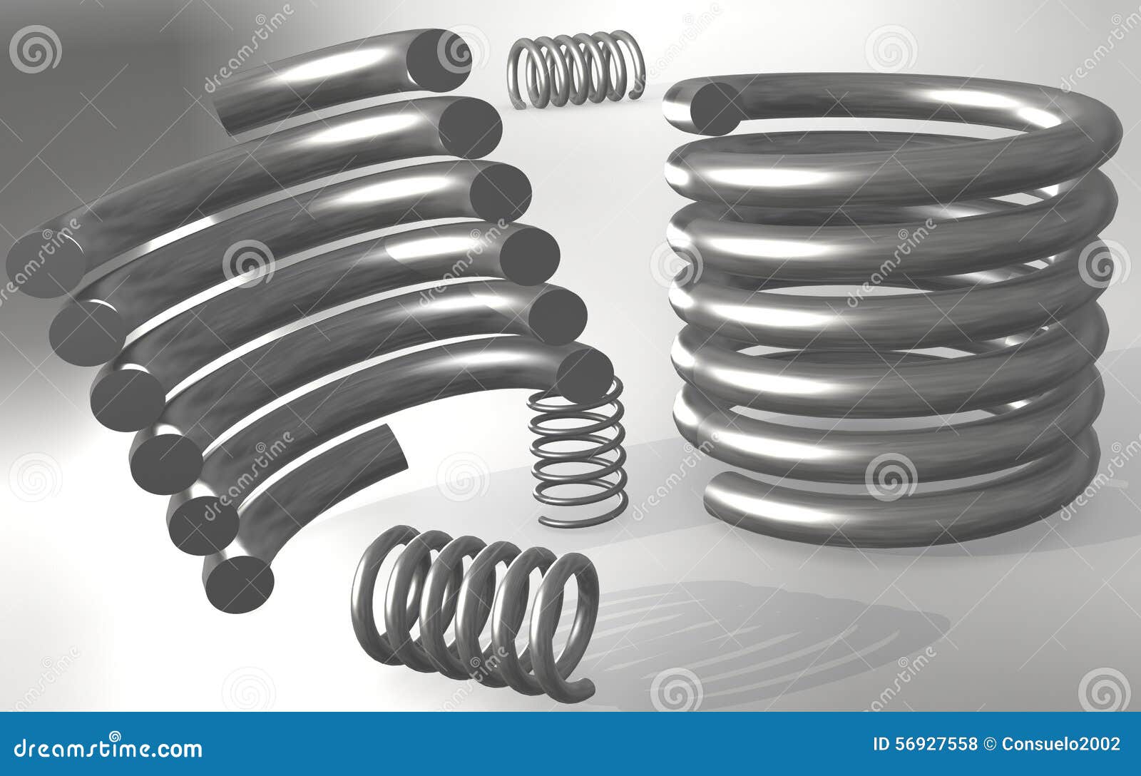 Spring 3d stock illustration. Illustration of direction - 56927558