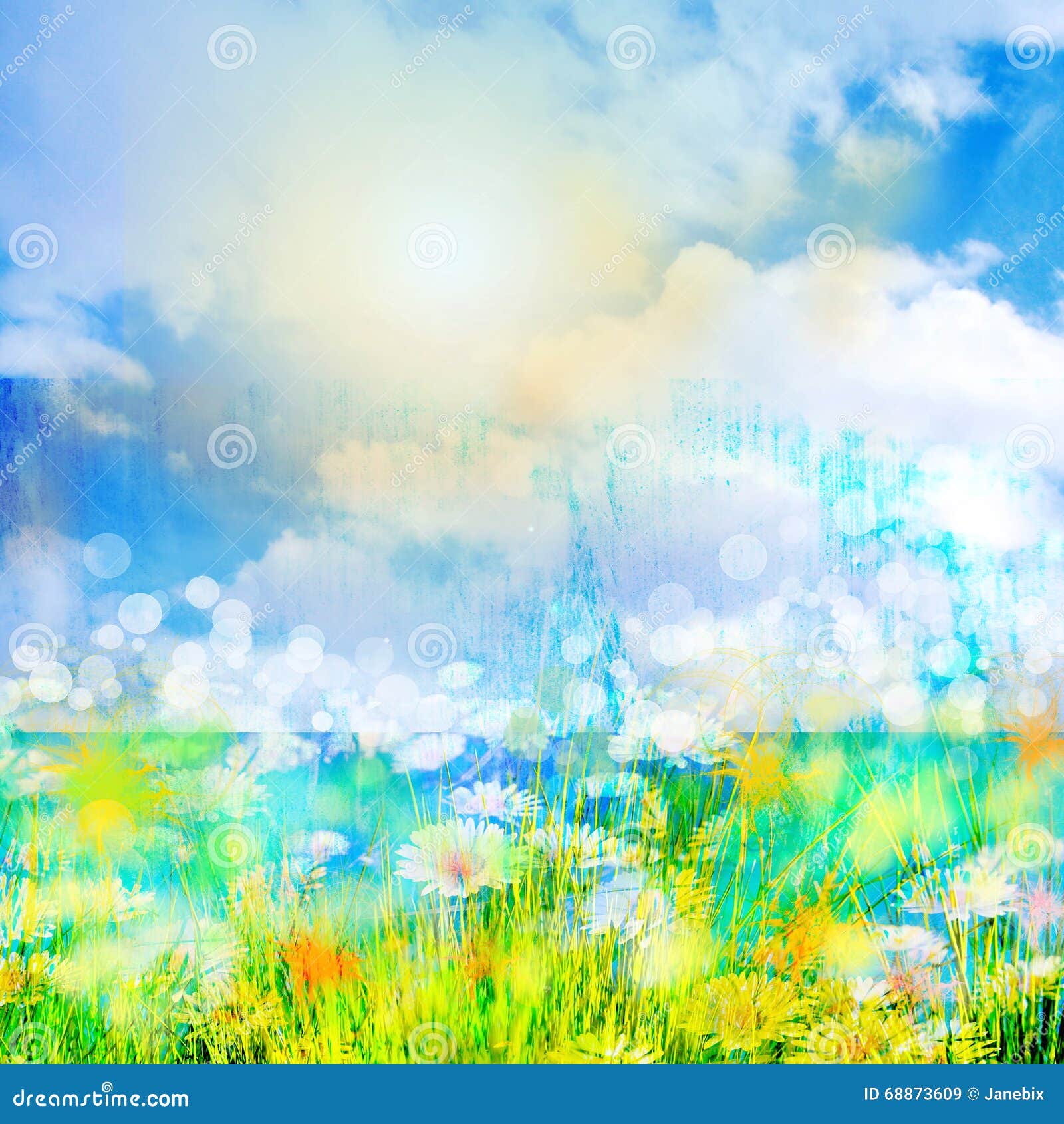 Spring day stock illustration. Illustration of communication - 68873609