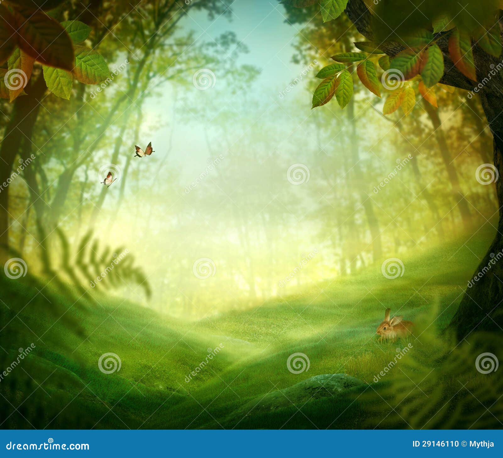 Design 2D Forest Game Background For Application Concept Forest, Nature ...