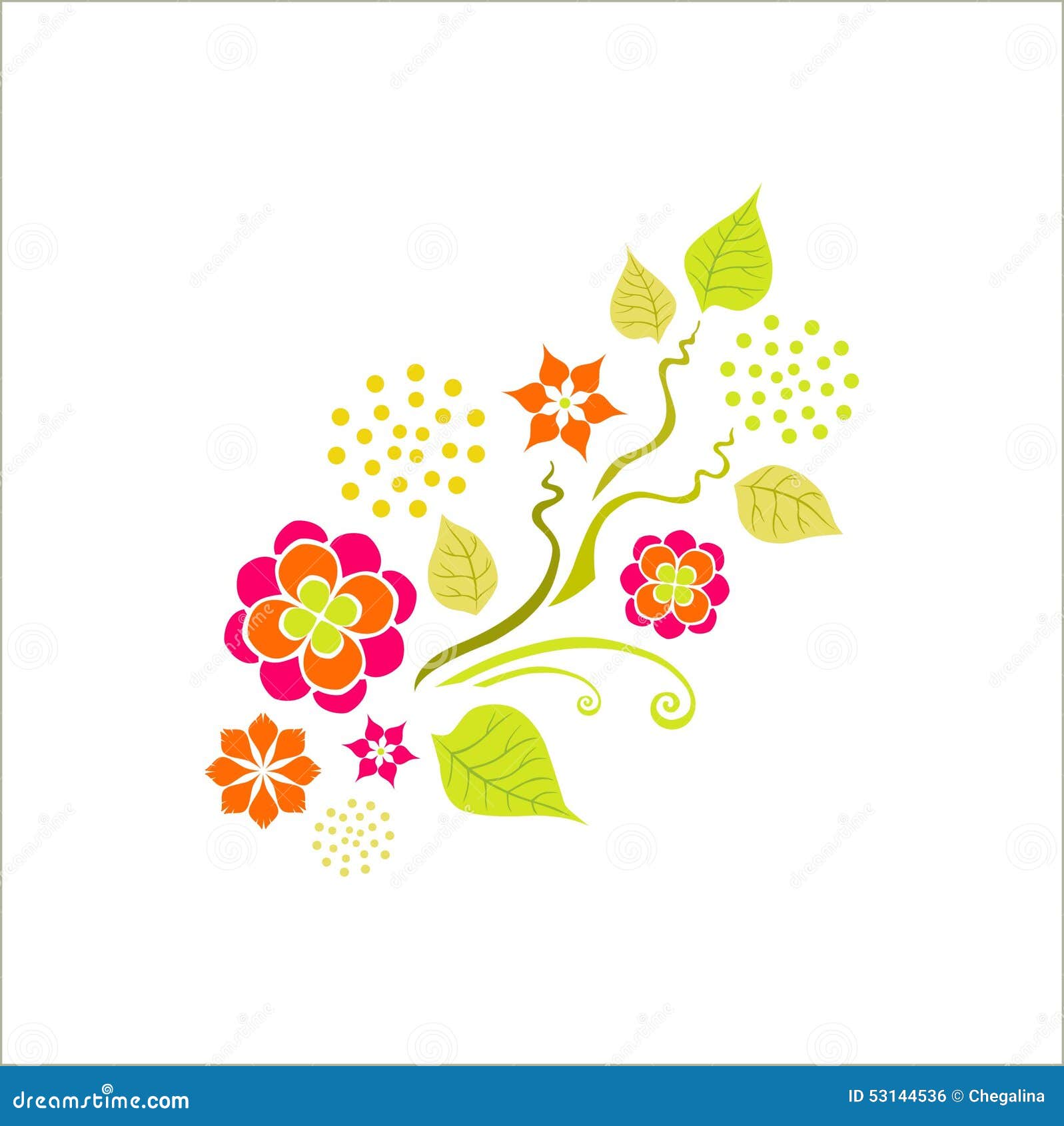 Spring Design stock vector. Illustration of floral, pattern - 53144536