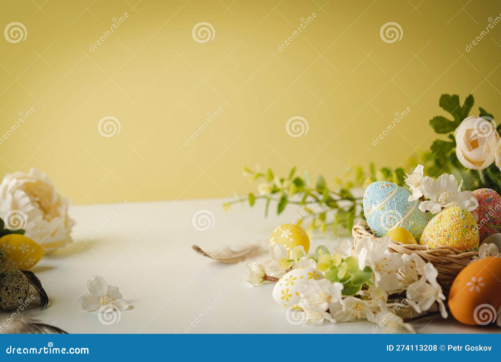 Spring Easter Holiday Background Stock Photo - Image of beautiful ...