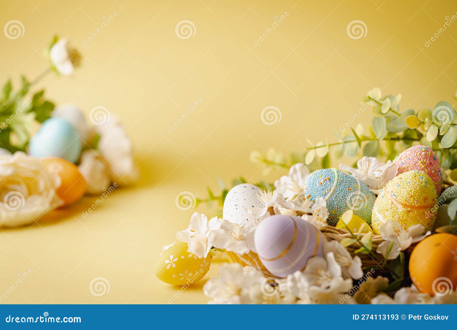 Spring Easter Holiday Background Stock Image - Image of seasonal ...