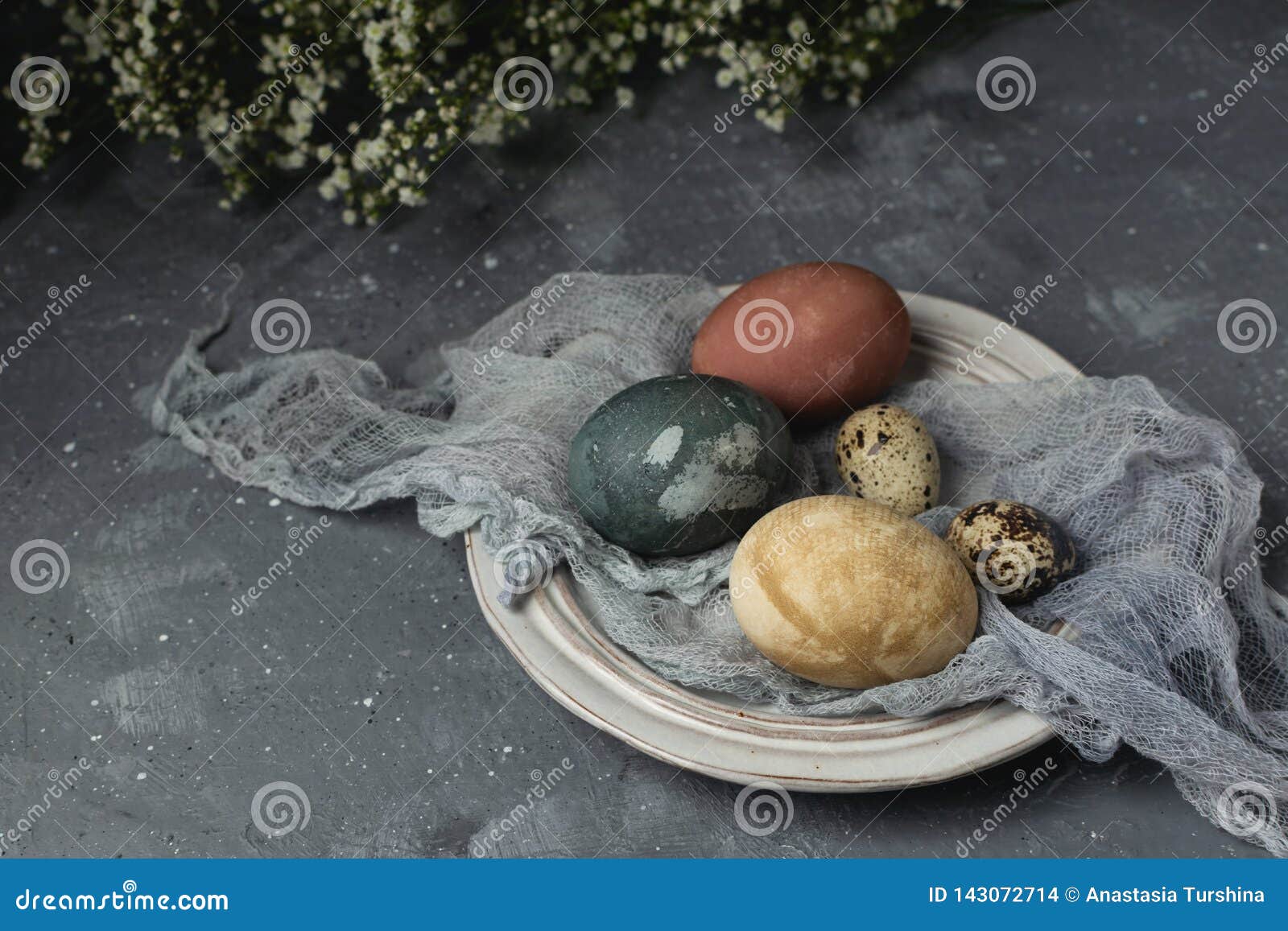 Spring Easter Minimal Background Rustic Style Composition - Organic ...