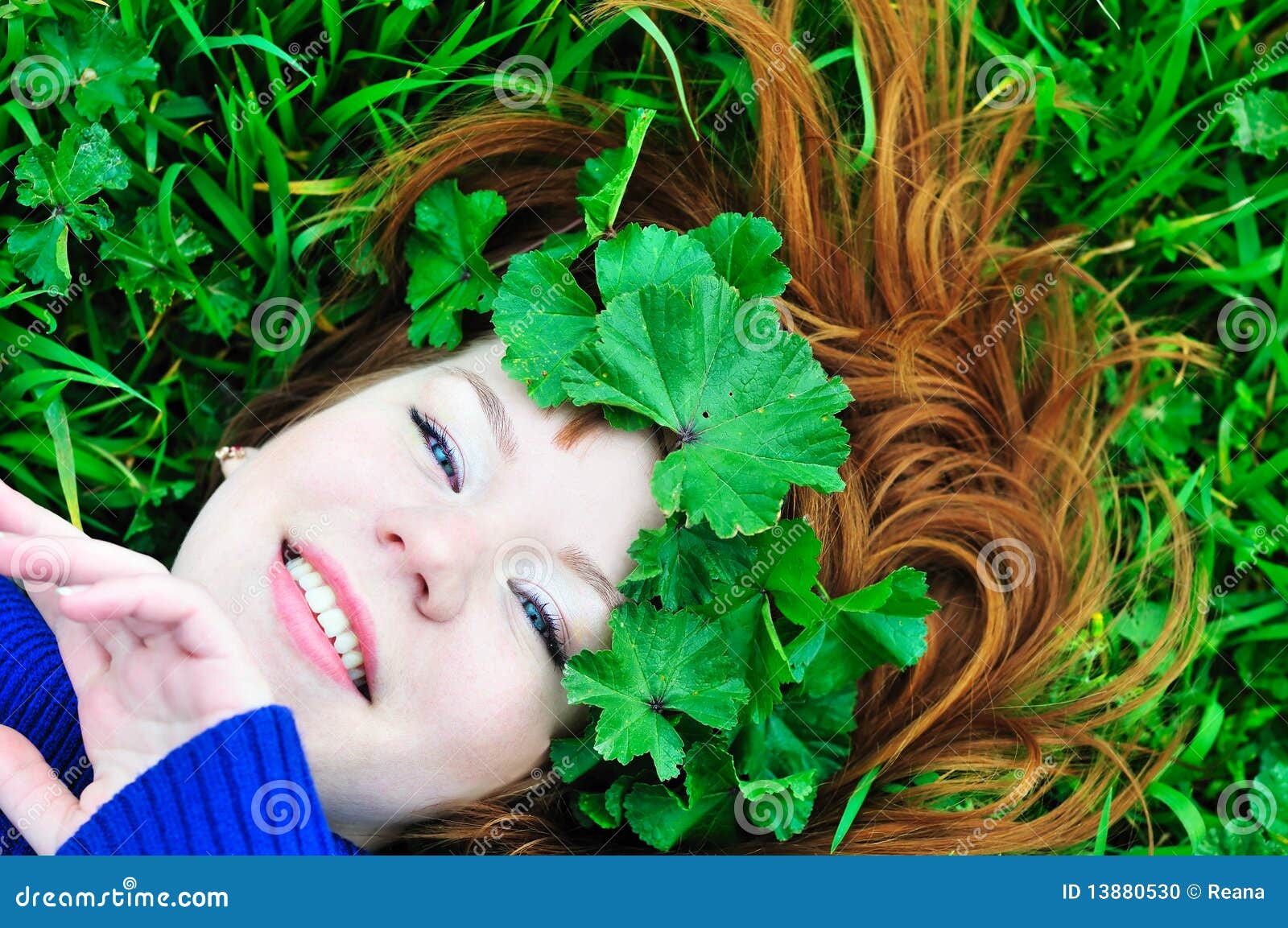 Spring face stock photo. Image of nature, hair, face - 13880530