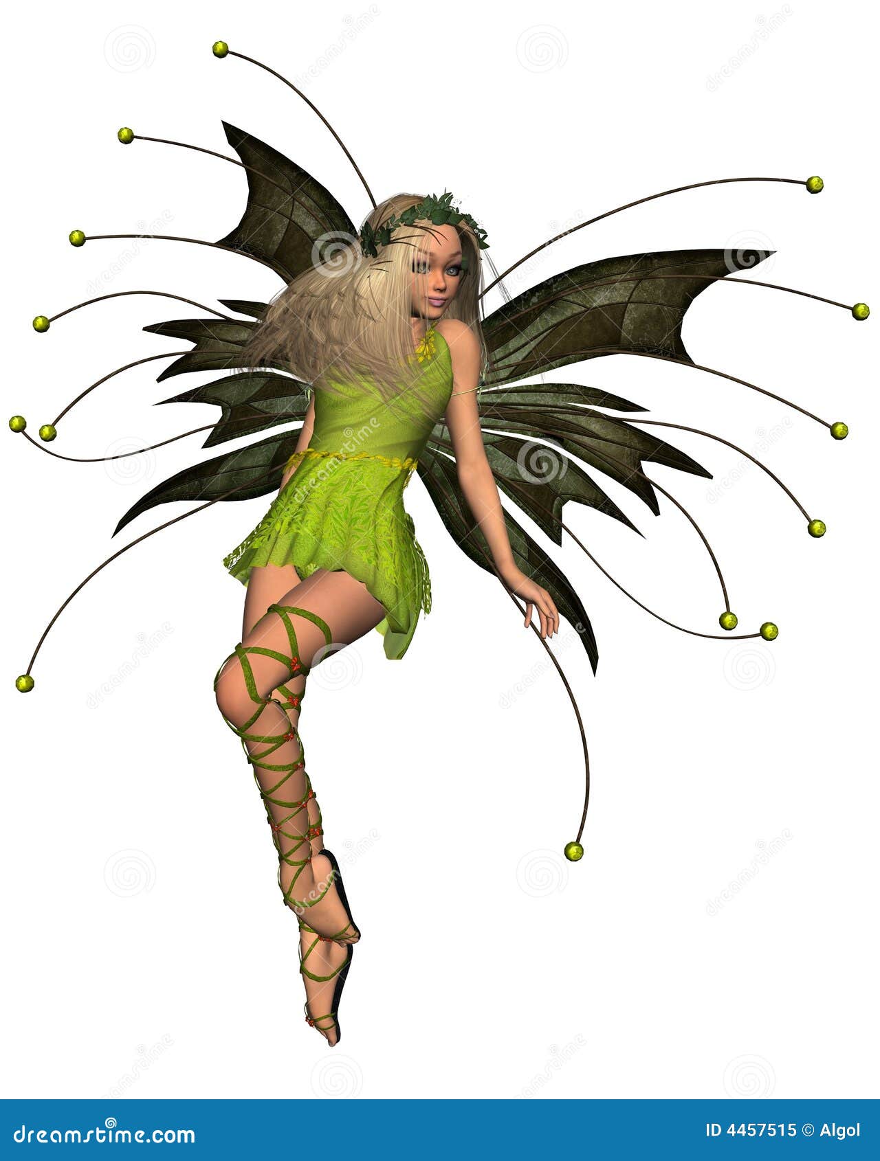 Spring Fairy - 2 stock illustration. Illustration of dance - 4457515