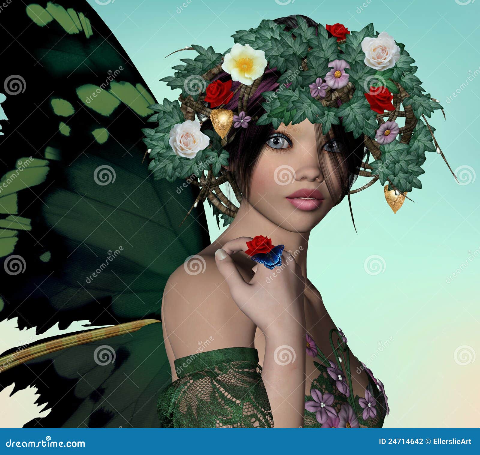 Spring Personification Stock Illustration | CartoonDealer.com #25328488