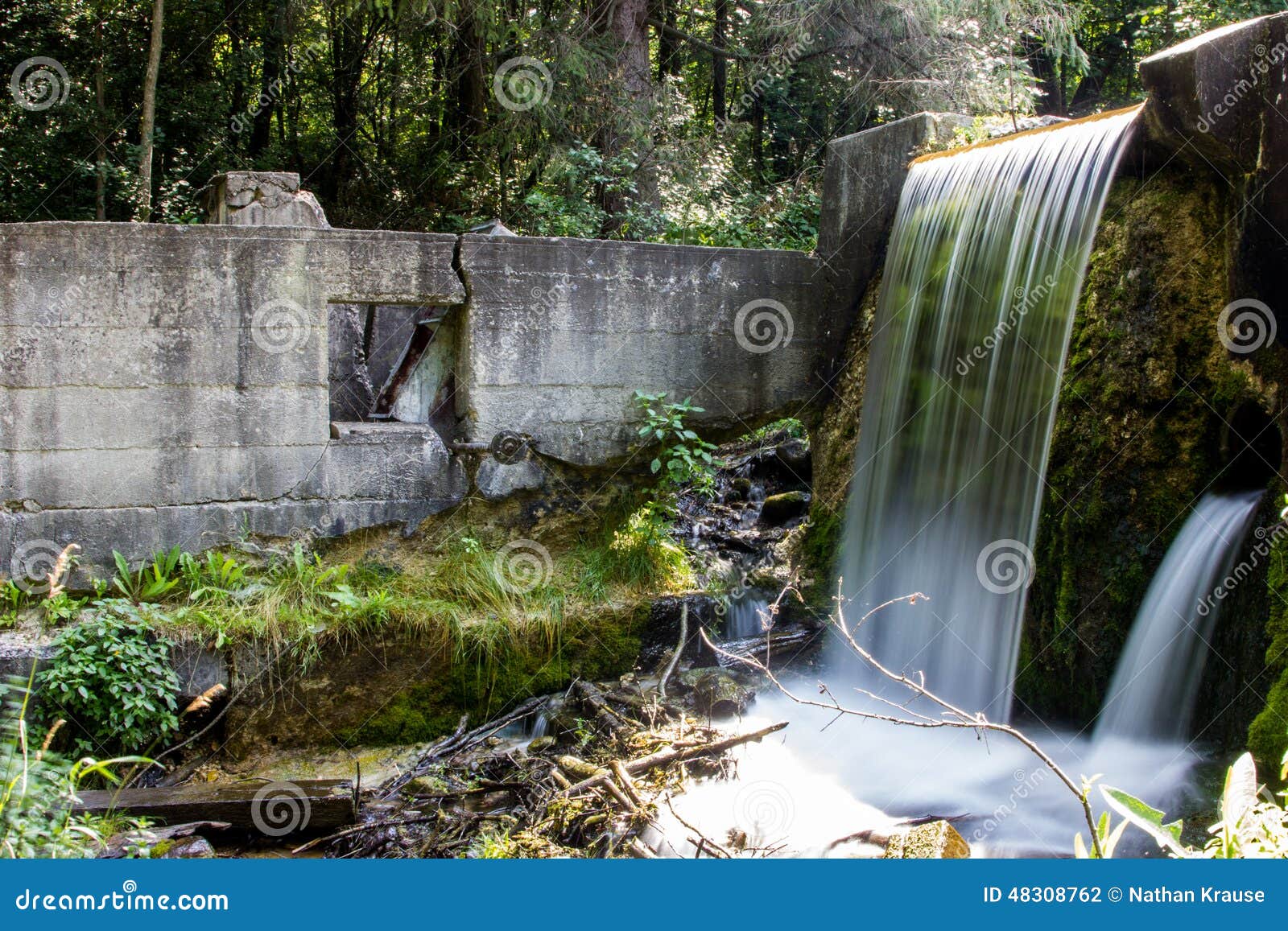 Spring Falls stock photo. Image of natural, forest, wisconsin - 48308762