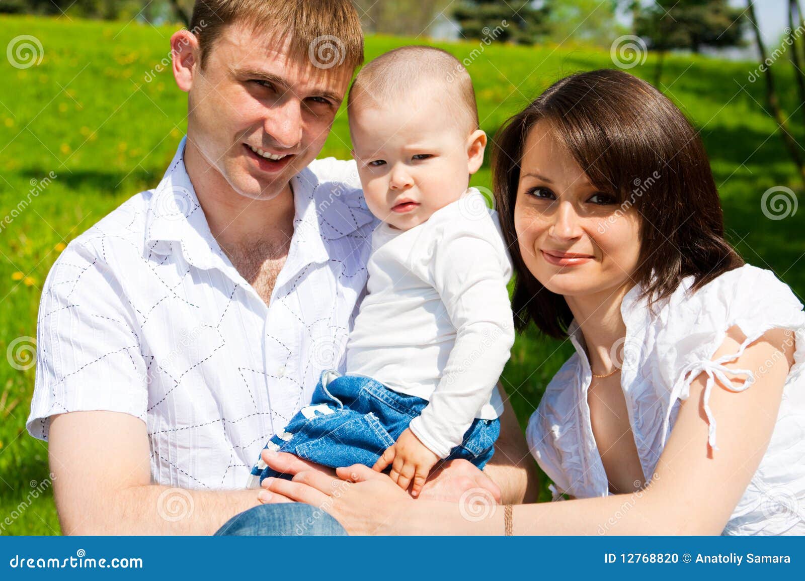 Spring family stock photo. Image of beautiful, outdoor - 12768820