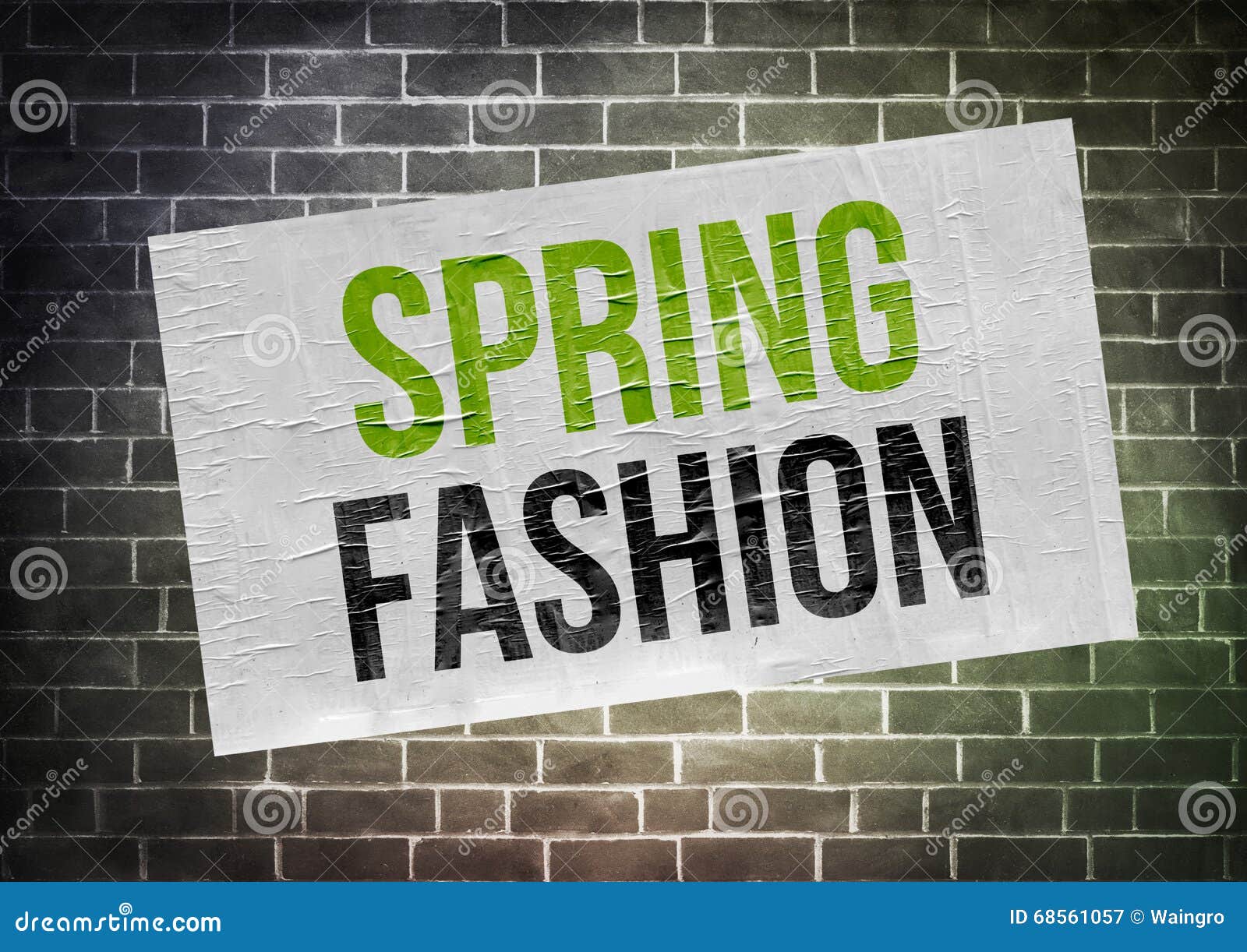 Spring Fashion stock illustration. Illustration of concept - 68561057