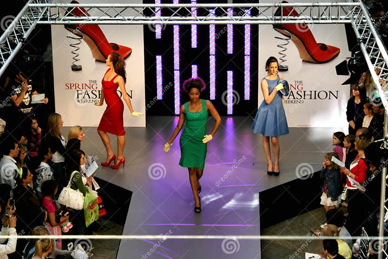 Spring Fashion Show editorial stock image. Image of catwalk - 8933259
