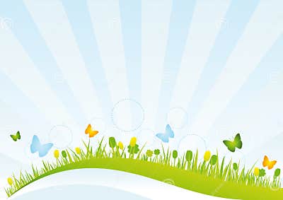Spring Field stock vector. Illustration of ecological - 7719111