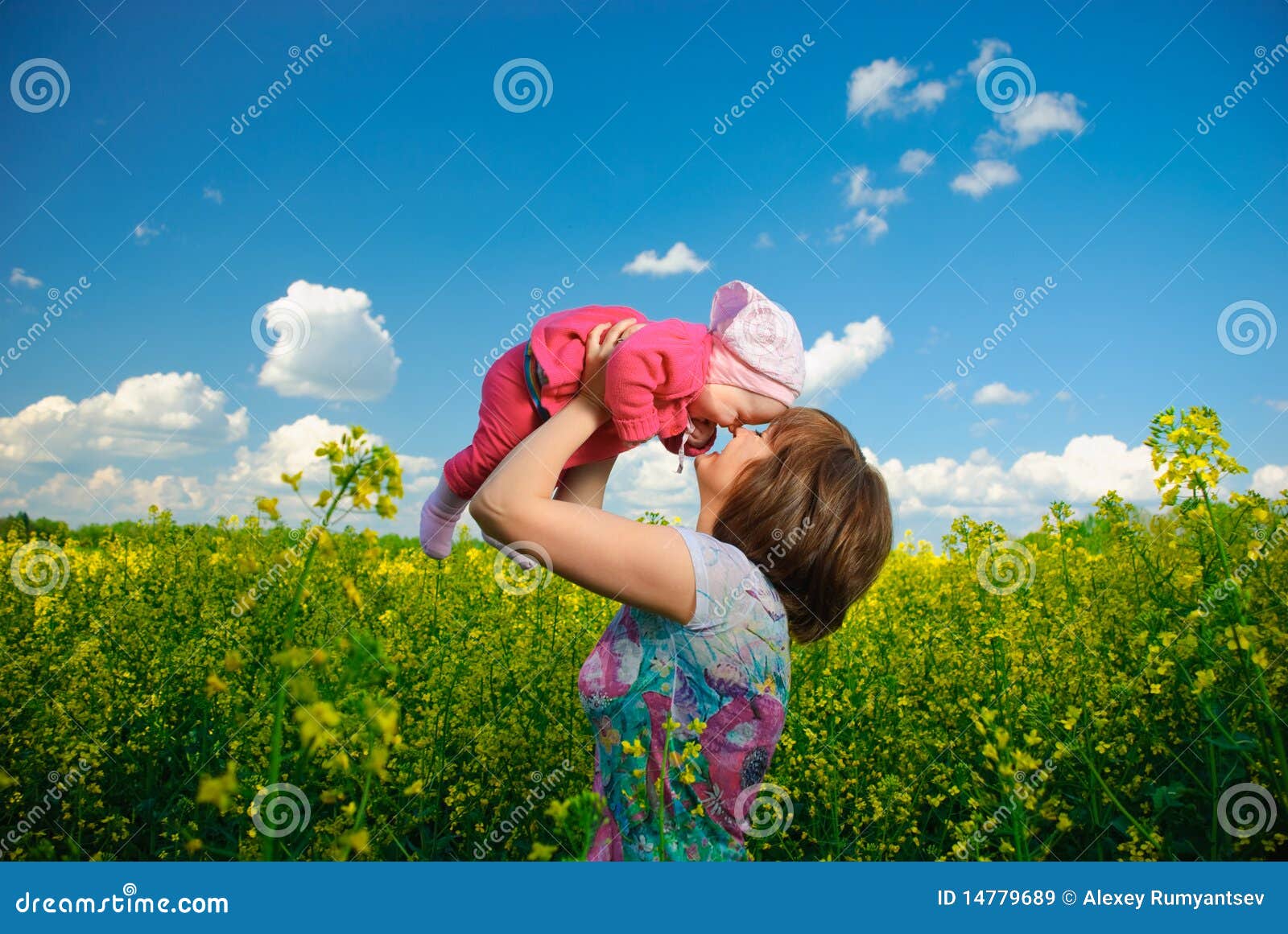 Spring field joy stock image. Image of landscape, clouds - 14779689