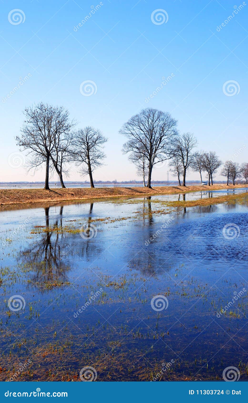 Spring flood stock photo. Image of flood, danger, disaster - 11303724