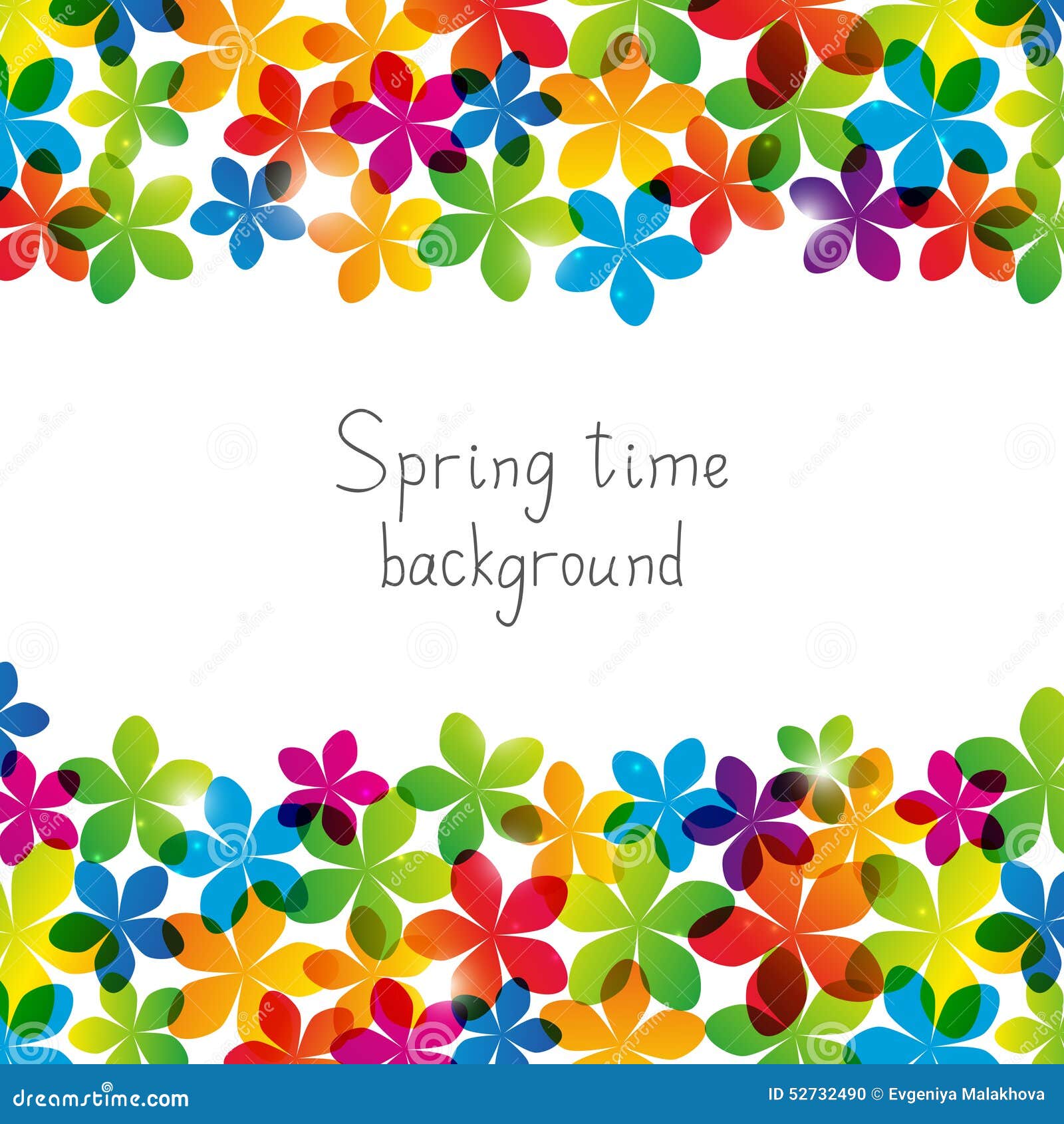 Spring Floral Background for Your Design Stock Vector - Illustration of ...