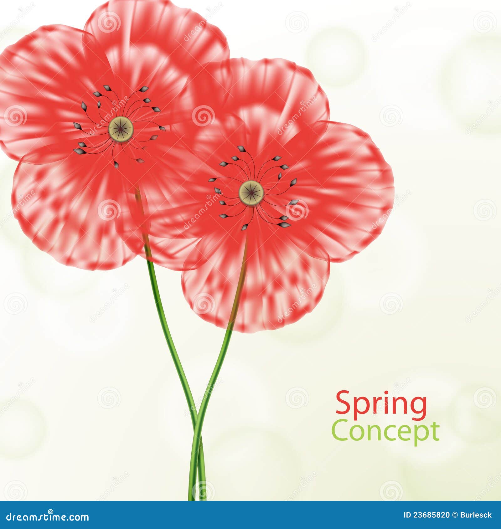 Spring floral concept stock vector. Illustration of wallpaper - 23685820