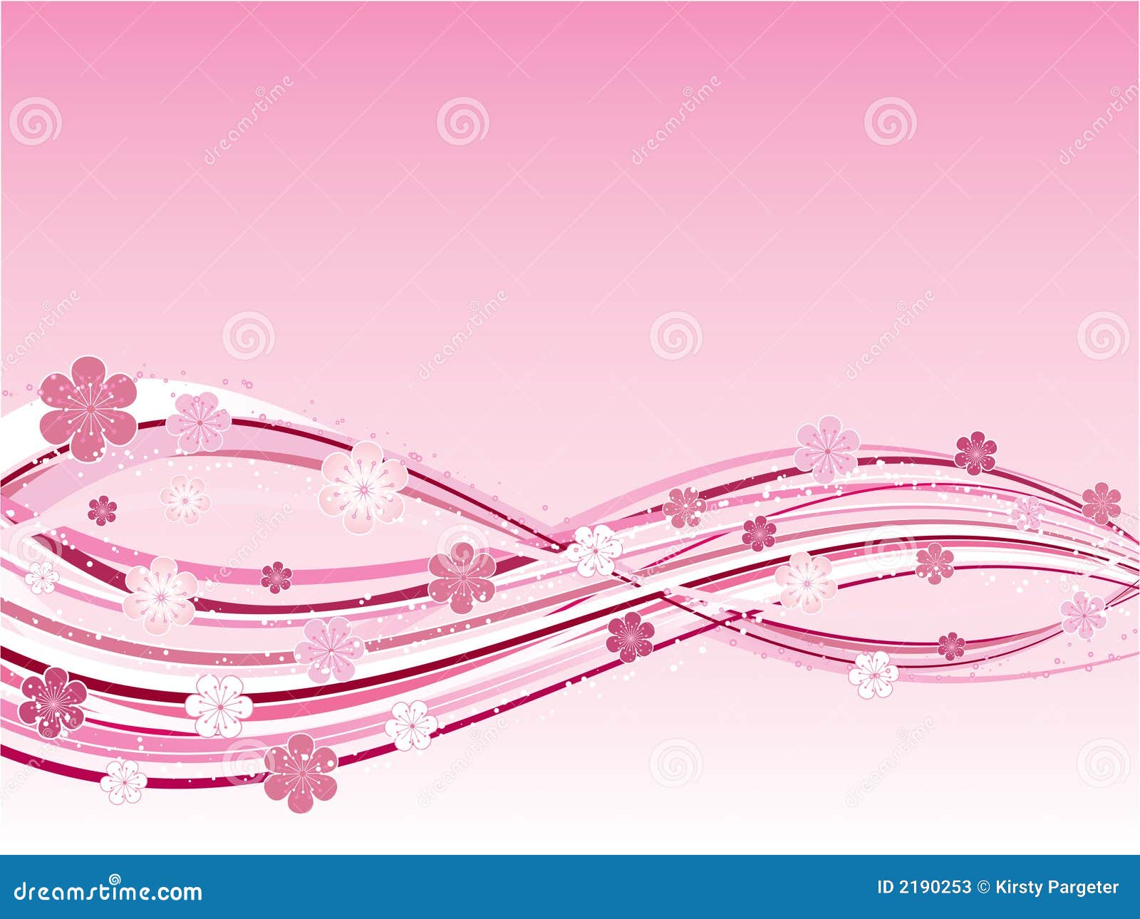 Spring flow stock vector. Illustration of foliage, background - 2190253