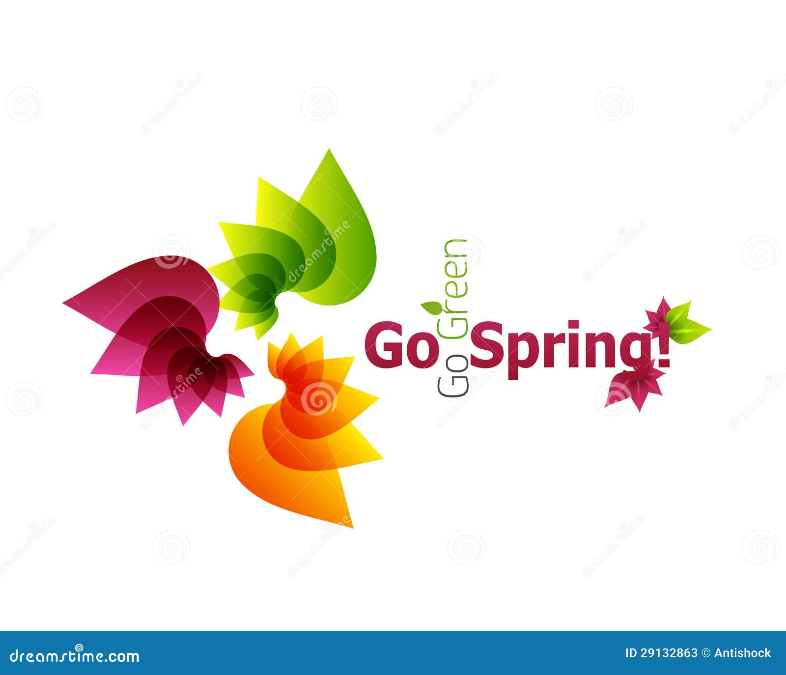 Spring Flower Abstract Background Stock Vector - Illustration of green ...