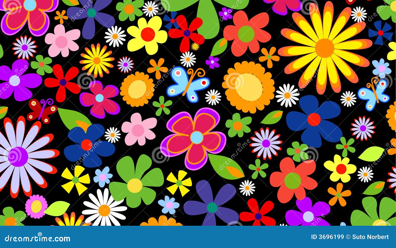 Groovy Flower Backgrounds