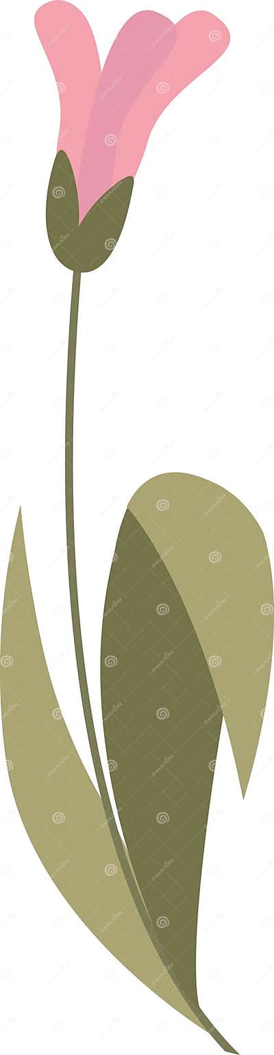 Spring Flower on Stem stock vector. Illustration of design - 360807251