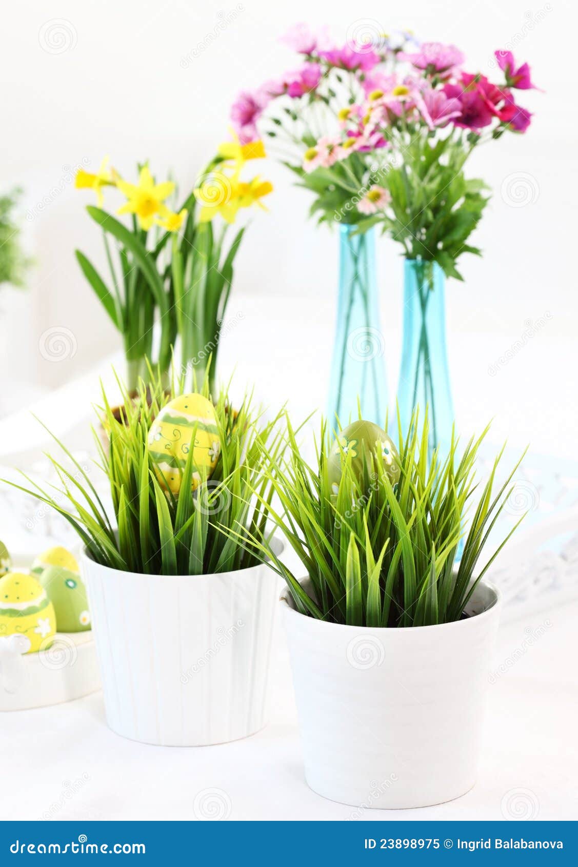 Spring flowers for Easter stock image. Image of spring - 23898975