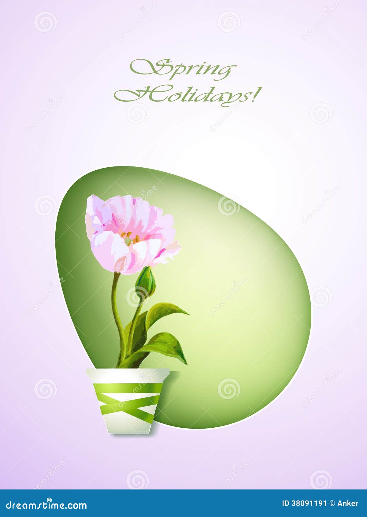 Spring flowers invitation stock vector. Illustration of border - 38091191