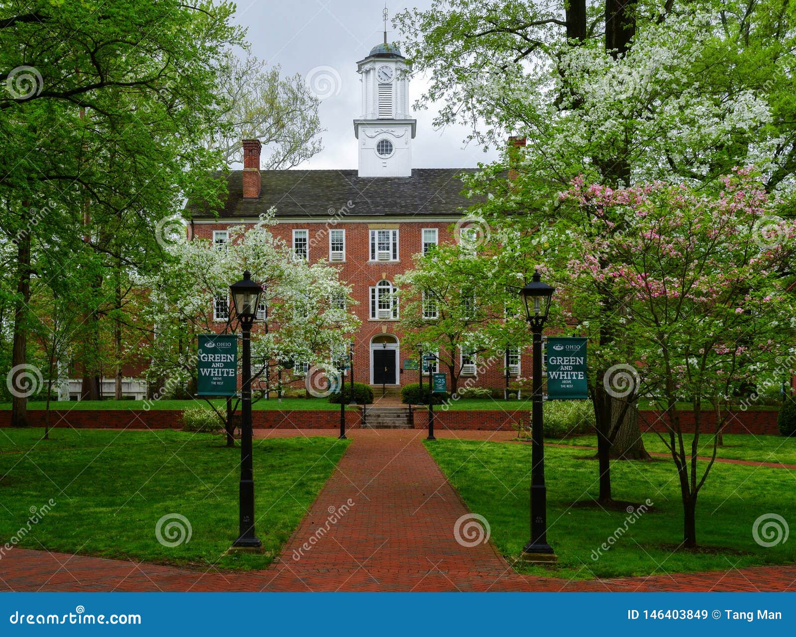 Spring Flowers at Ohio University Editorial Stock Image - Image of ...