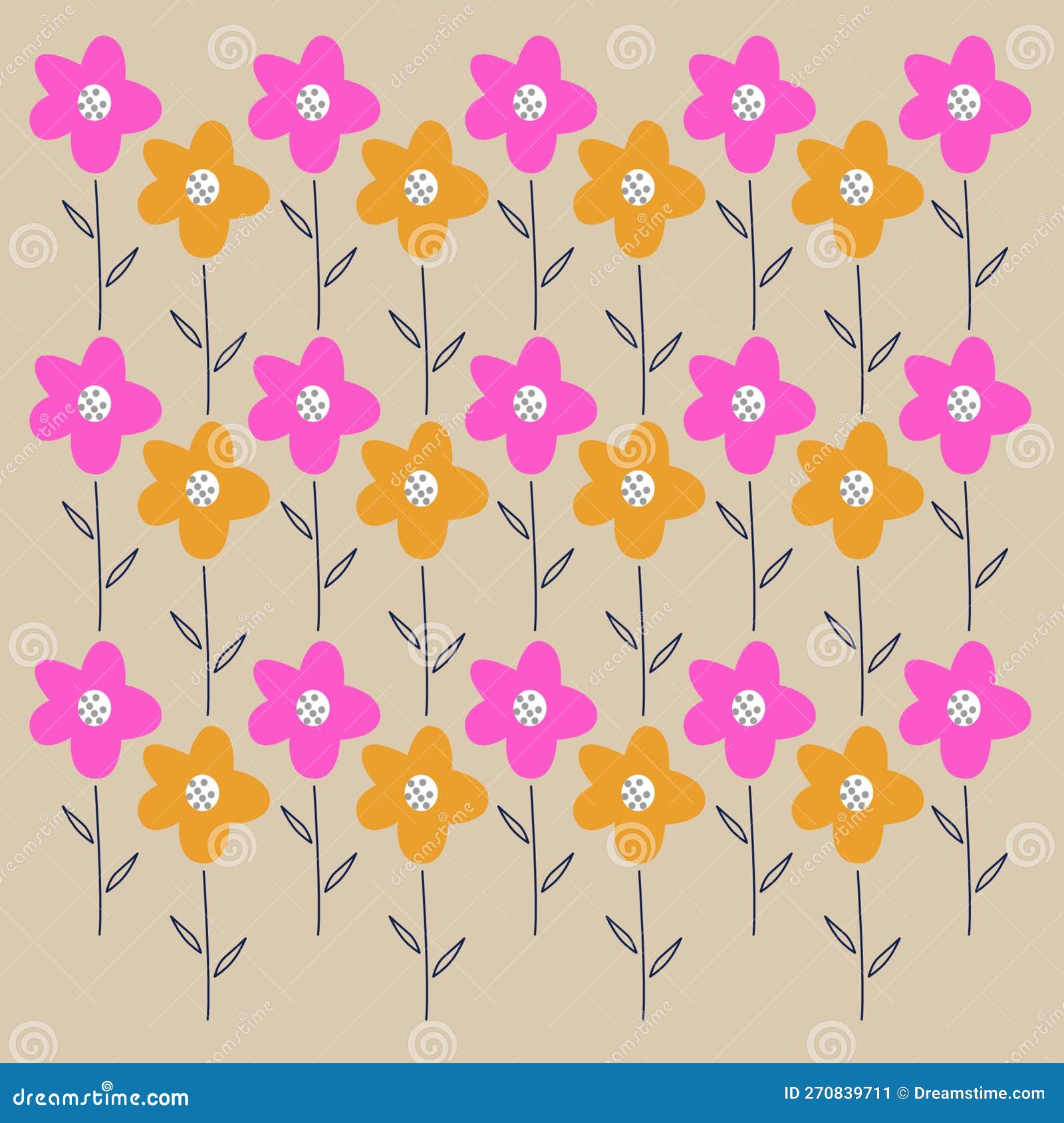 Natural Colorful Spring Flowers Texture, Pattern, Background Stock ...