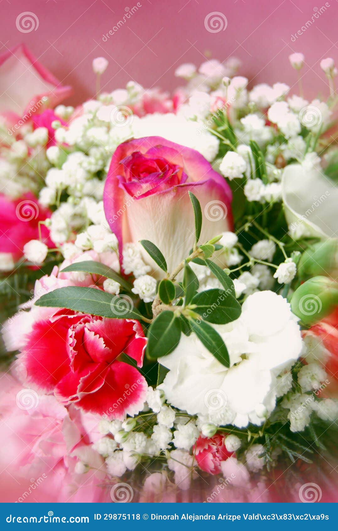 Romantic floral bouquet stock photo. Image of green, flower - 29875118