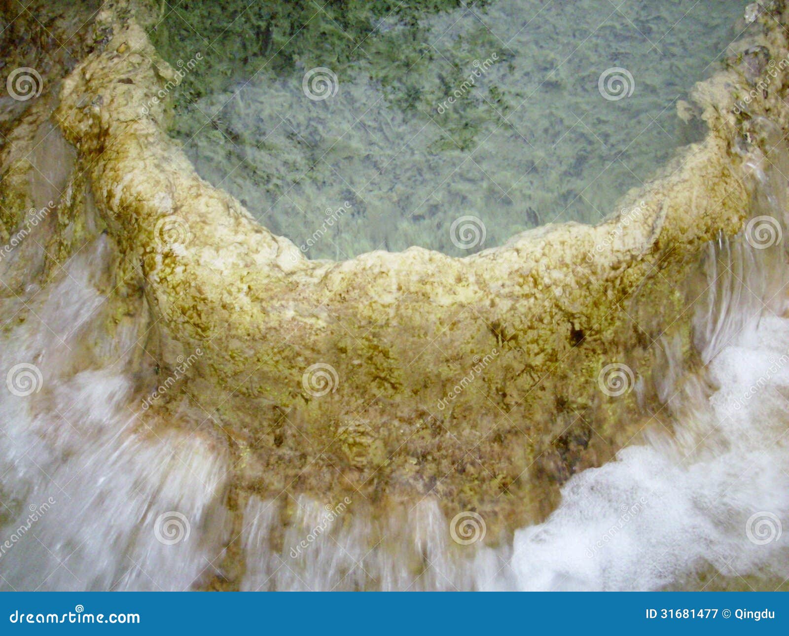 Spring Flowing through Rocks Shoal Stock Image - Image of dynamic ...