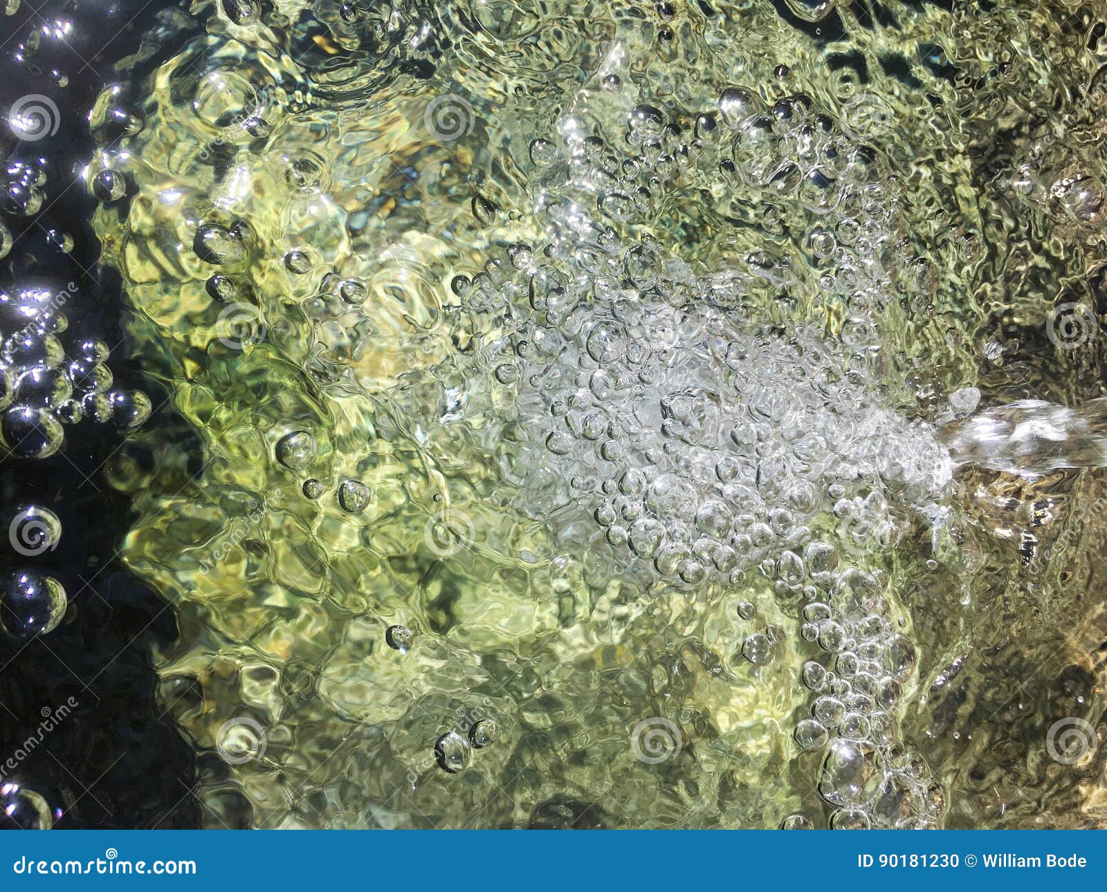 Spring Fountain bubbles stock photo. Image of clear, spring - 90181230