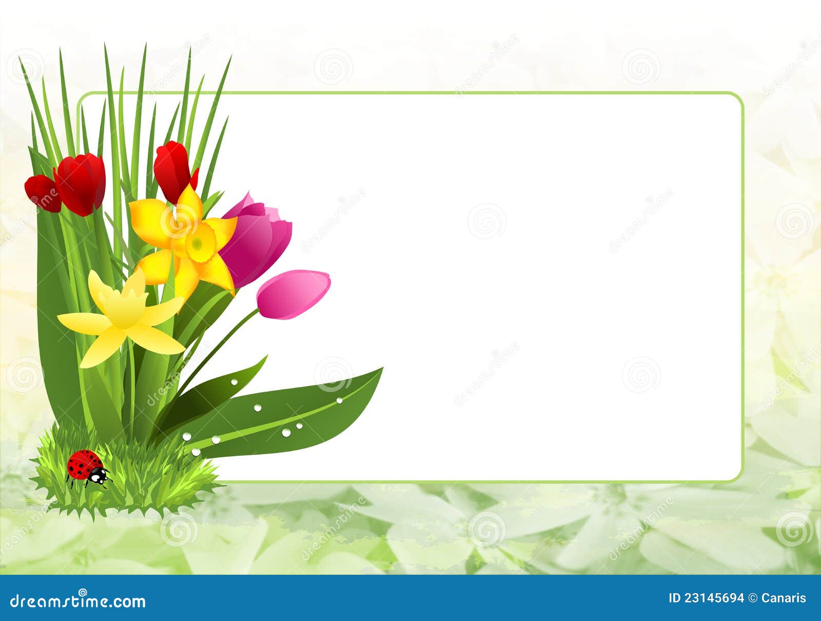 Spring Frame, Cdr Vector | CartoonDealer.com #18333339
